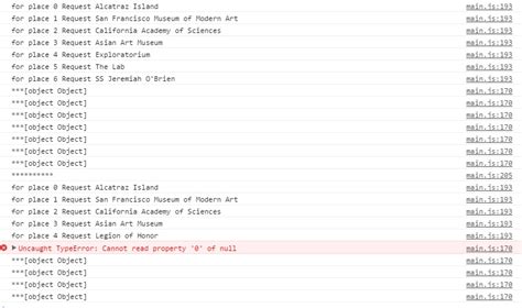 javascript service textsearch request callback throws error