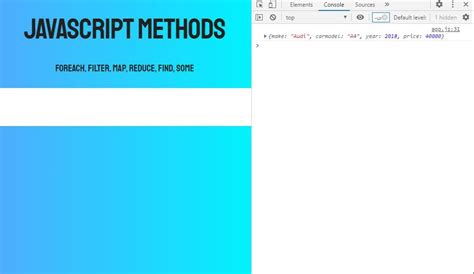 javascript array methods foreach map some find filter and more by