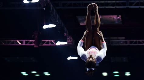 Simone Biles Becomes First Woman To Land Yurchenko Double Pike In