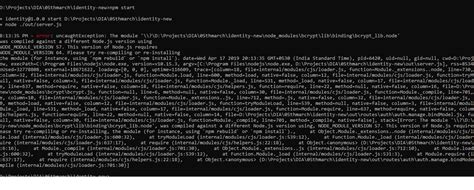 node js i am trying to start npm but it s showing error as please try