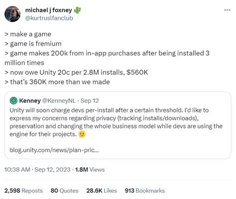 Unity Runtime Fee Calculator