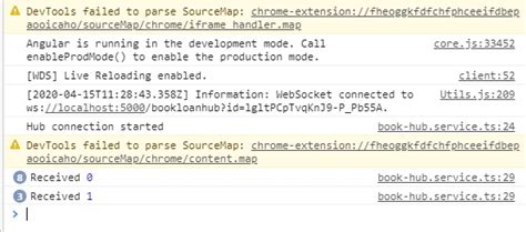 creating signalr clients within angular applications