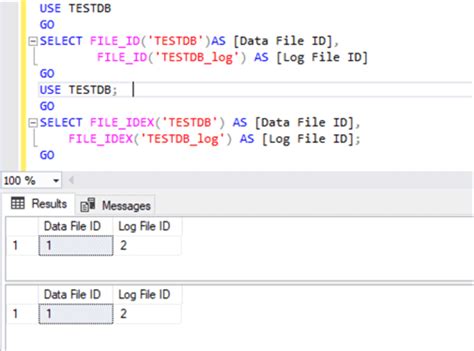 metadata functions in sql server serverproperty db name object id