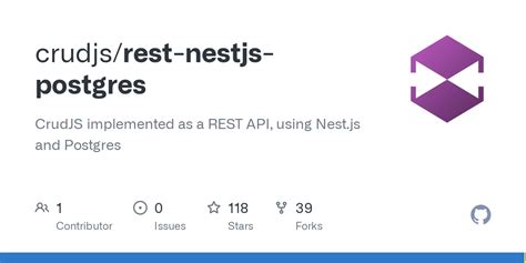 github crudjs rest nestjs postgres crudjs implemented as a rest api