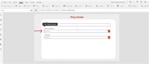 power apps how to set default dropdown value