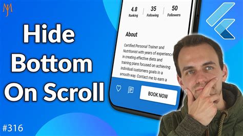 github johannesmilke scroll to hide example use flutter to hide the