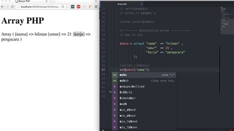 11 belajar associative array youtube
