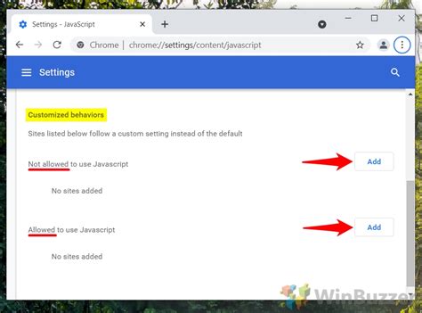 how to disable or enable javascript in chrome firefox microsoft edge