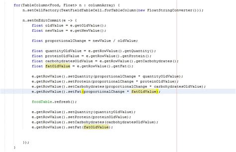java javafx temporary disable tableview refresh