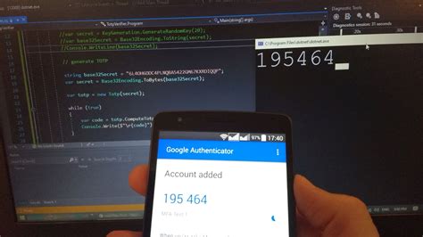 using time based one time passwords for two factor authentication