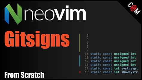 neovim gitsigns powerful git plugin for neovim youtube