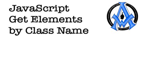 javascript get element by class name