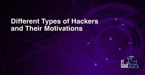There Are Several Different Types Of Hackers Each With Their Own