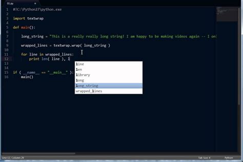 python [textwrap] 01 wrap and fill youtube