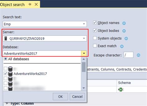 how to find and safely rename sql objects in sql server databases