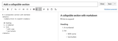 markdown syntax for wikis azure devops microsoft learn