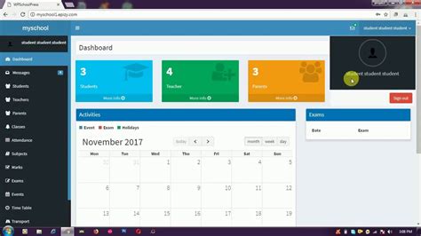 school management system bootstrap templates free download