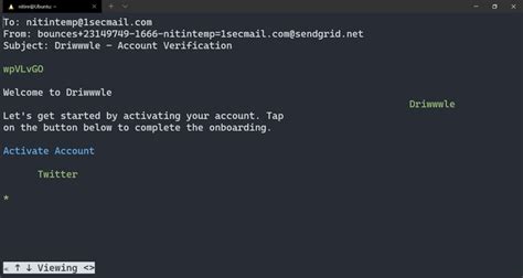 how to create temporary email addresses using the linux terminal