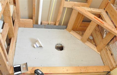 How To Build A Concrete Shower Pan Builders Villa