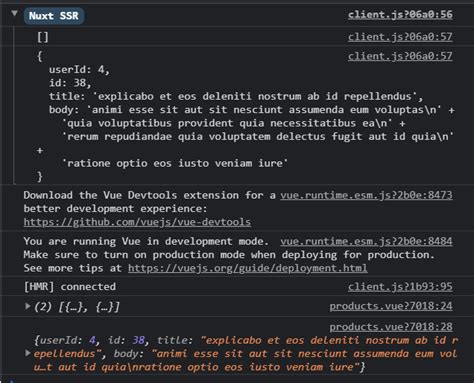 javascript nuxt fetch for firestore returns empty array stack