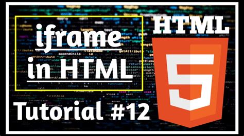 iframe tag in html tutorial 12 how to display frame inside a
