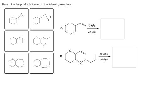 Solved Determine The Products Formed In The Following