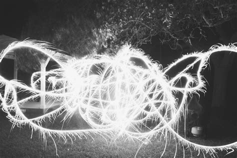 Free Images Light Black And White Flower Sparkler Darkness Close