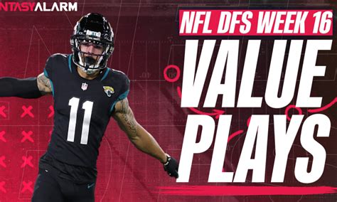2023 Nfl Dfs Week 16 Value Plays Top Draftkings And Fanduel Picks