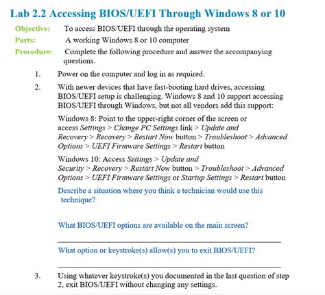 Windows 10 Accessing The Uefi Bios Setup Youtube Vrog