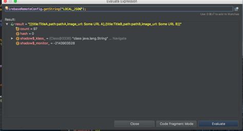 android firebase remoteconfig getstring method is removing quotes