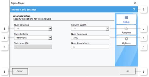 Monte Carlo Simulation Help Manual Sigma Magic
