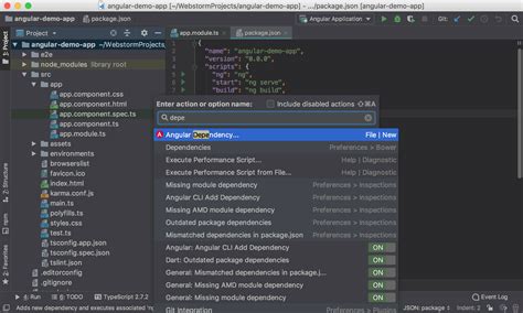 webstorm 2018 2 extract react component integration with ‘ng add