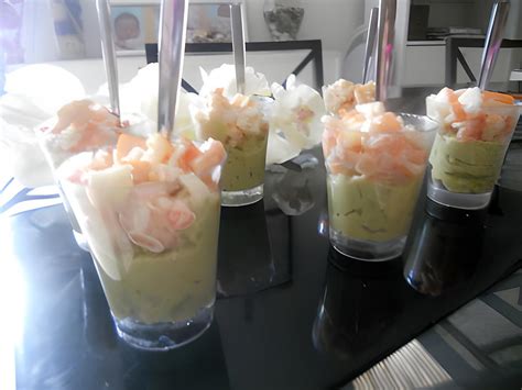 Recette De Verrines Avocats Crevette Surimi