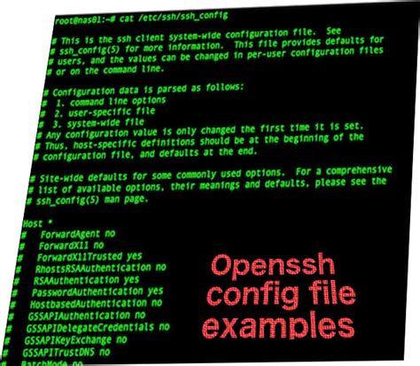 openssh config file examples for linux unix users nixcraft
