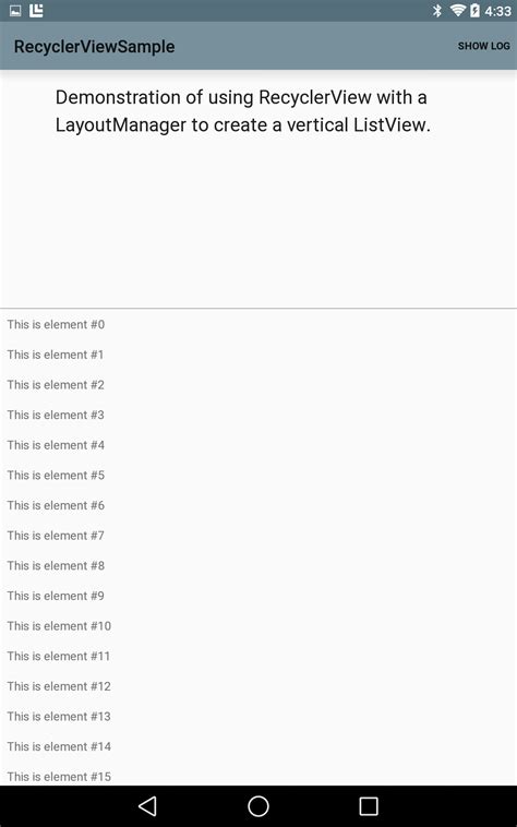 xamarin android recyclerview code samples microsoft learn