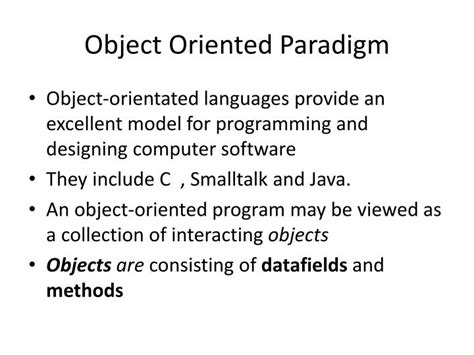 ppt programming paradigms and languages powerpoint presentation id
