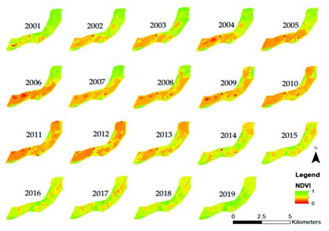 Spatiotemporal Variability Of Normalized Difference Vegetation Index