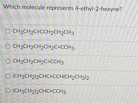 Solved What Is The Iupac Name Of The Molecule Shown