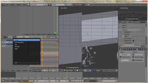 blender how to delete action