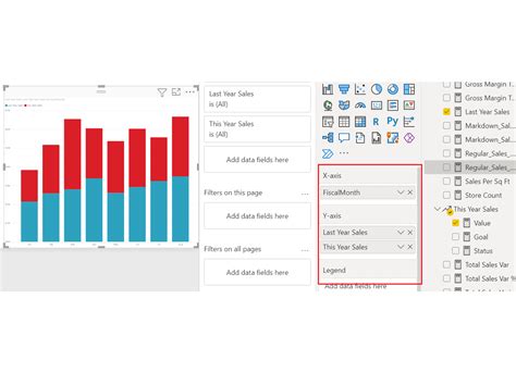 customize x axis and y axis properties power bi microsoft docs