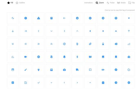 a pack of more than 480 beautiful open source eva icons as