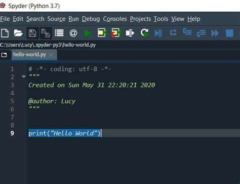 python program to print hello world