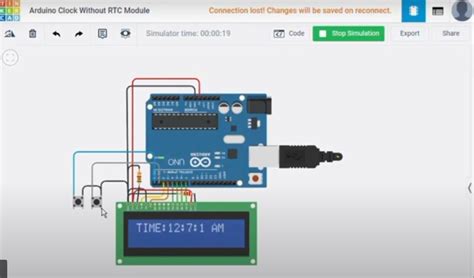 arduino clock rtc tinkercad digital real time module tutorial step by