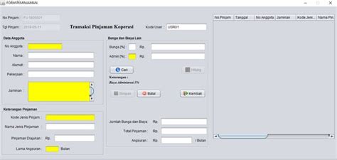 jual aplikasi koperasi simpan pinjam java netbeans di