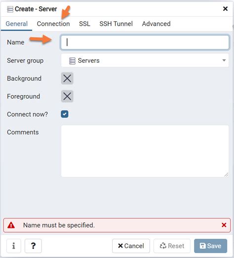 connecting remotely to postgresql database using pgadmin
