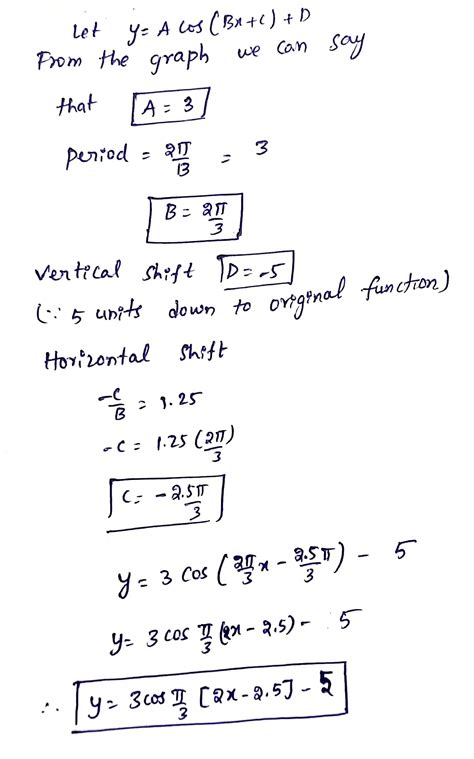 [solved] Determine A Sine And A Cosine Equation Of The Function Of The