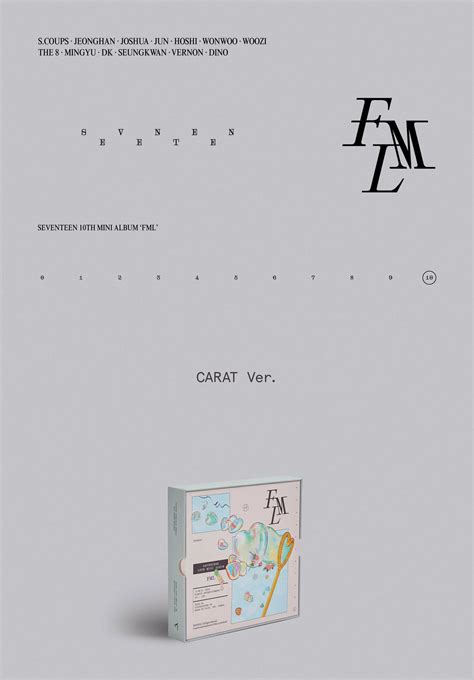 Seventeen 세븐틴 10th Mini Album Fml Carat Version Random Kloud