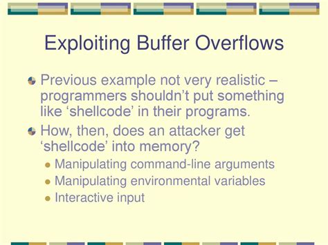 Understanding And Preventing Buffer Overflow Attacks In Unix Ppt Download
