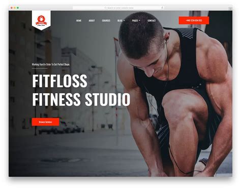29 best free fitness website templates for gyms 2020