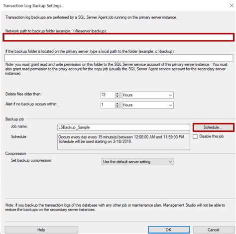 log shipping on a mirrored database